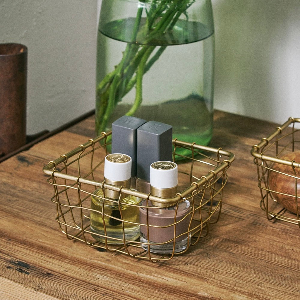 Iron Wire Basket Square S | ŪMEI